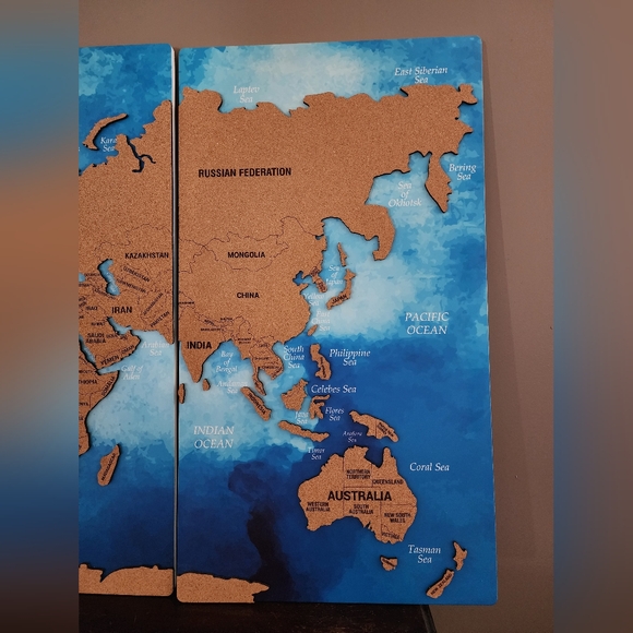 Art | Push Pin Wall Map | Poshmark